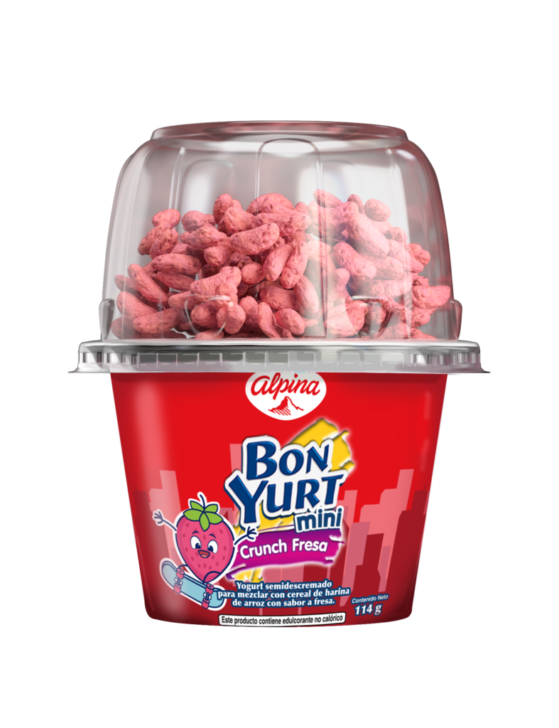 Bon Yurt Mini Crunch Fresa - Alpina